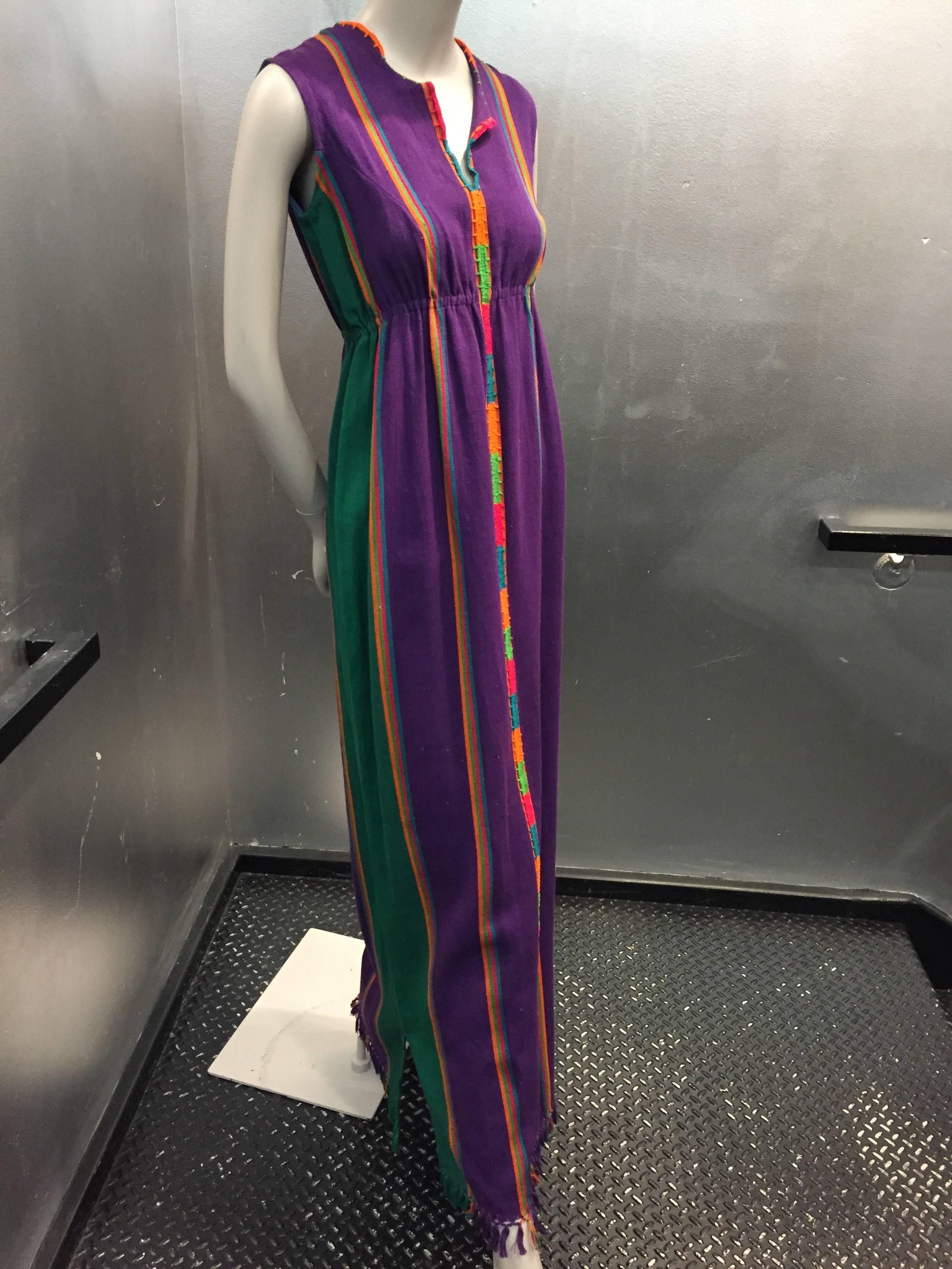 2-Piece Hand-Woven Guatemalan Cotton Dress and Jacket w Cochina Dolls ...