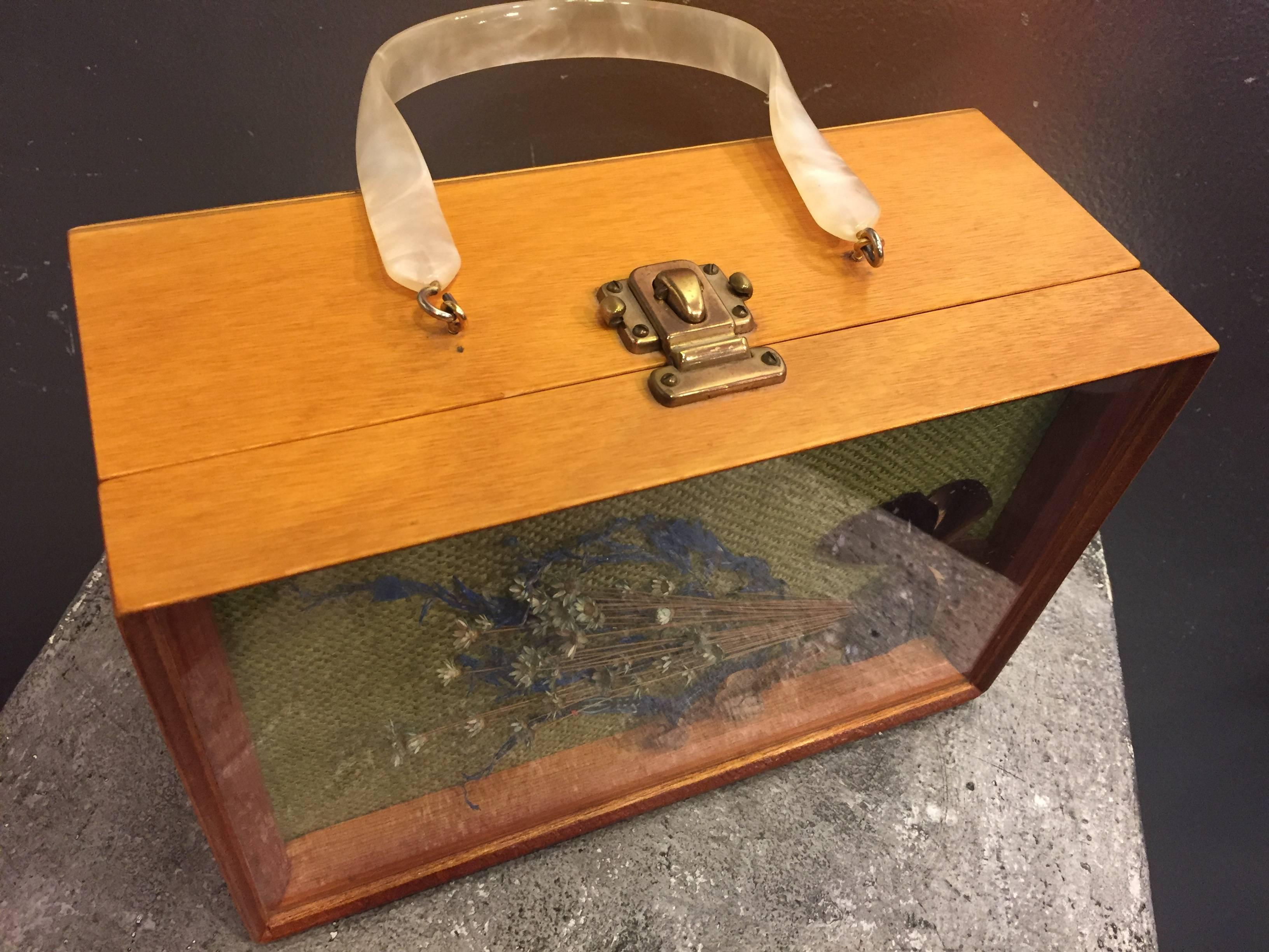 1960's Butterfly Shadow Box Novelty Purse For Sale at 1stDibs | novelty ...