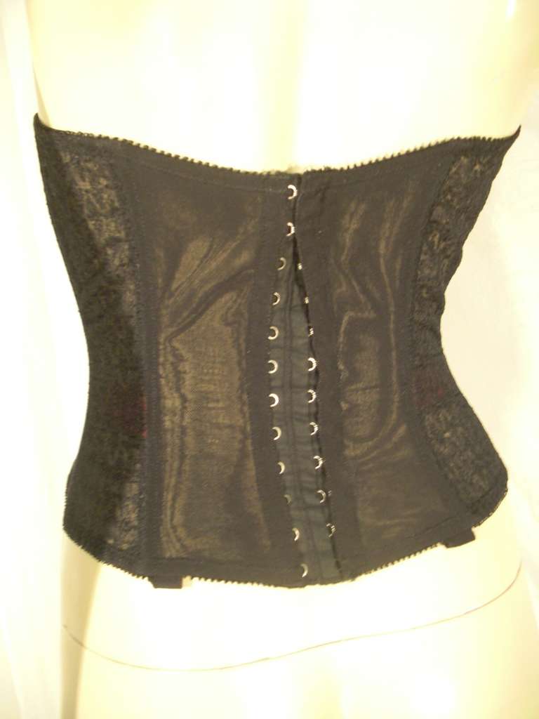 1950s Warner's "Cinch-Bra Tiny Waist" Strapless Merry Widow For Sale at ...