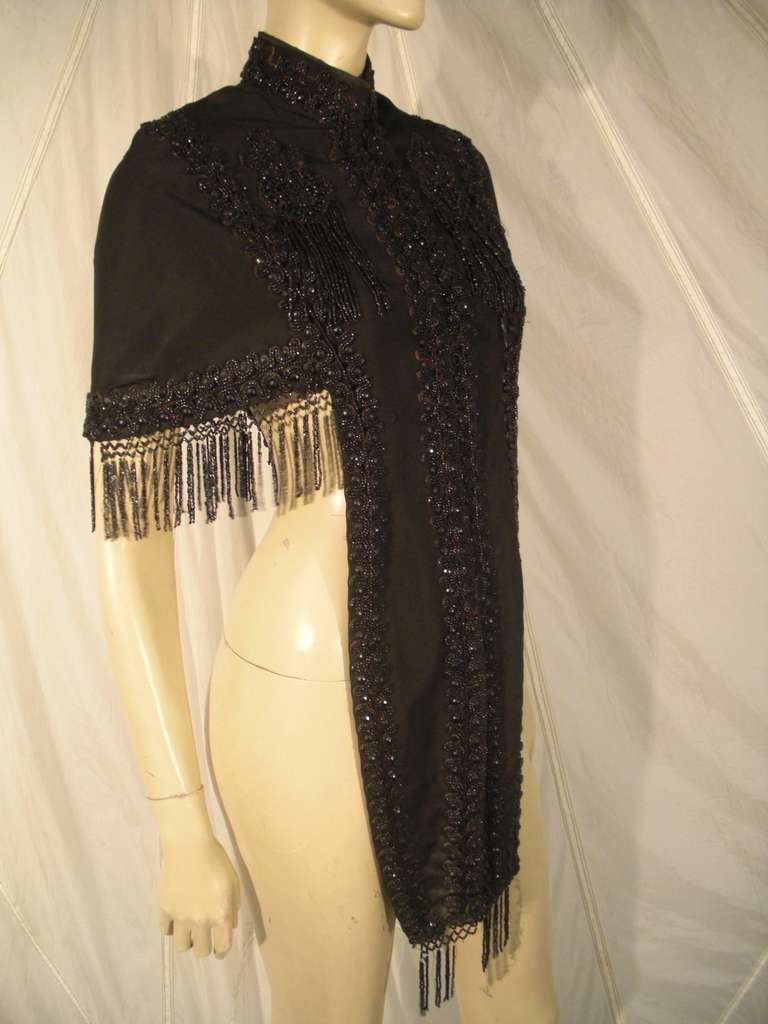 Victorian Beaded Morning Cape at 1stDibs
