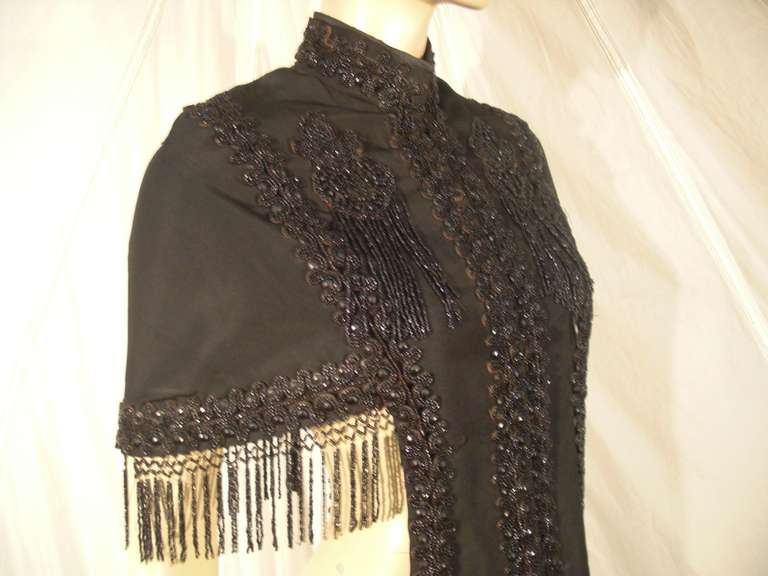 Victorian Beaded Morning Cape at 1stDibs