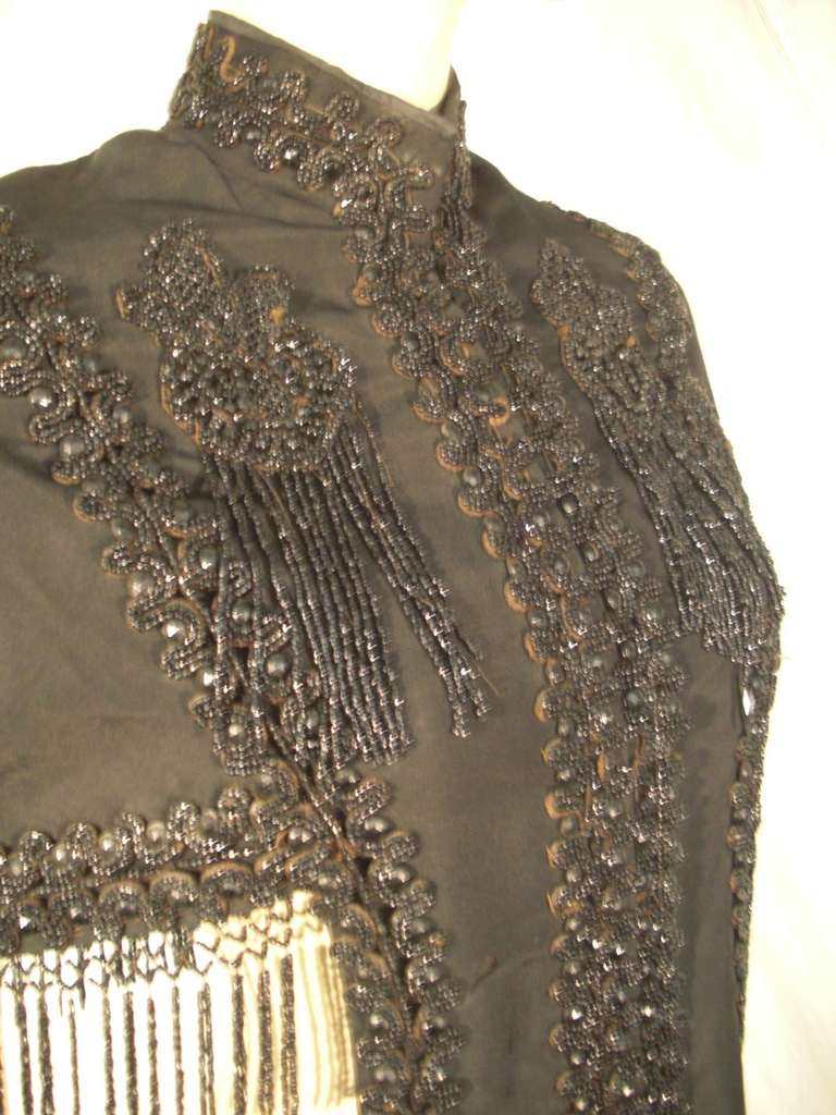 Victorian Beaded Morning Cape at 1stDibs