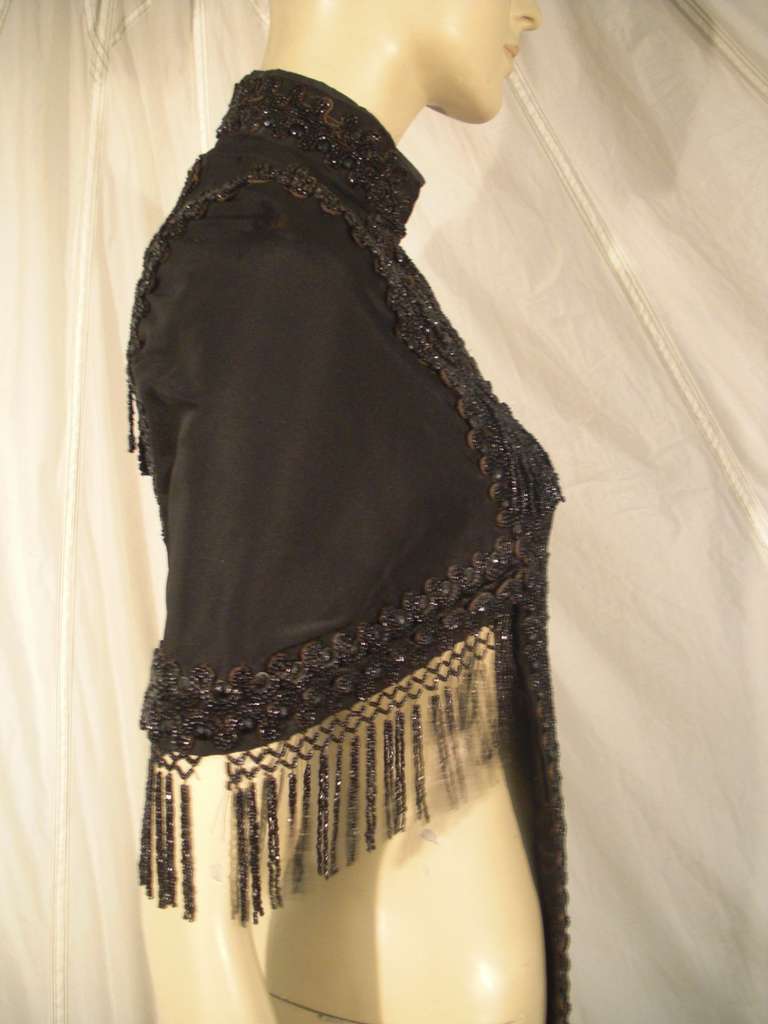 Victorian Beaded Morning Cape at 1stDibs