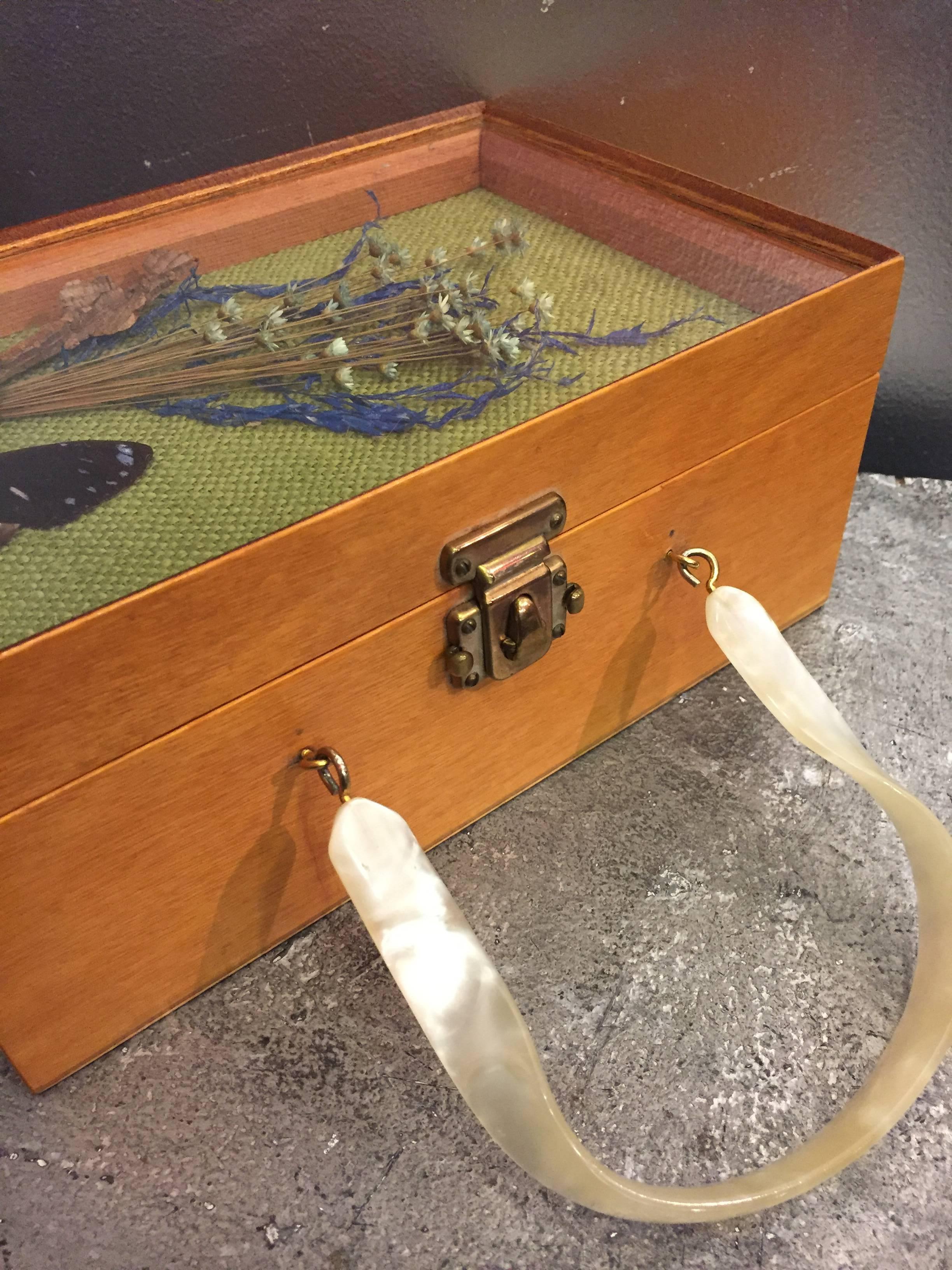 1960's Butterfly Shadow Box Novelty Purse For Sale at 1stDibs | novelty ...