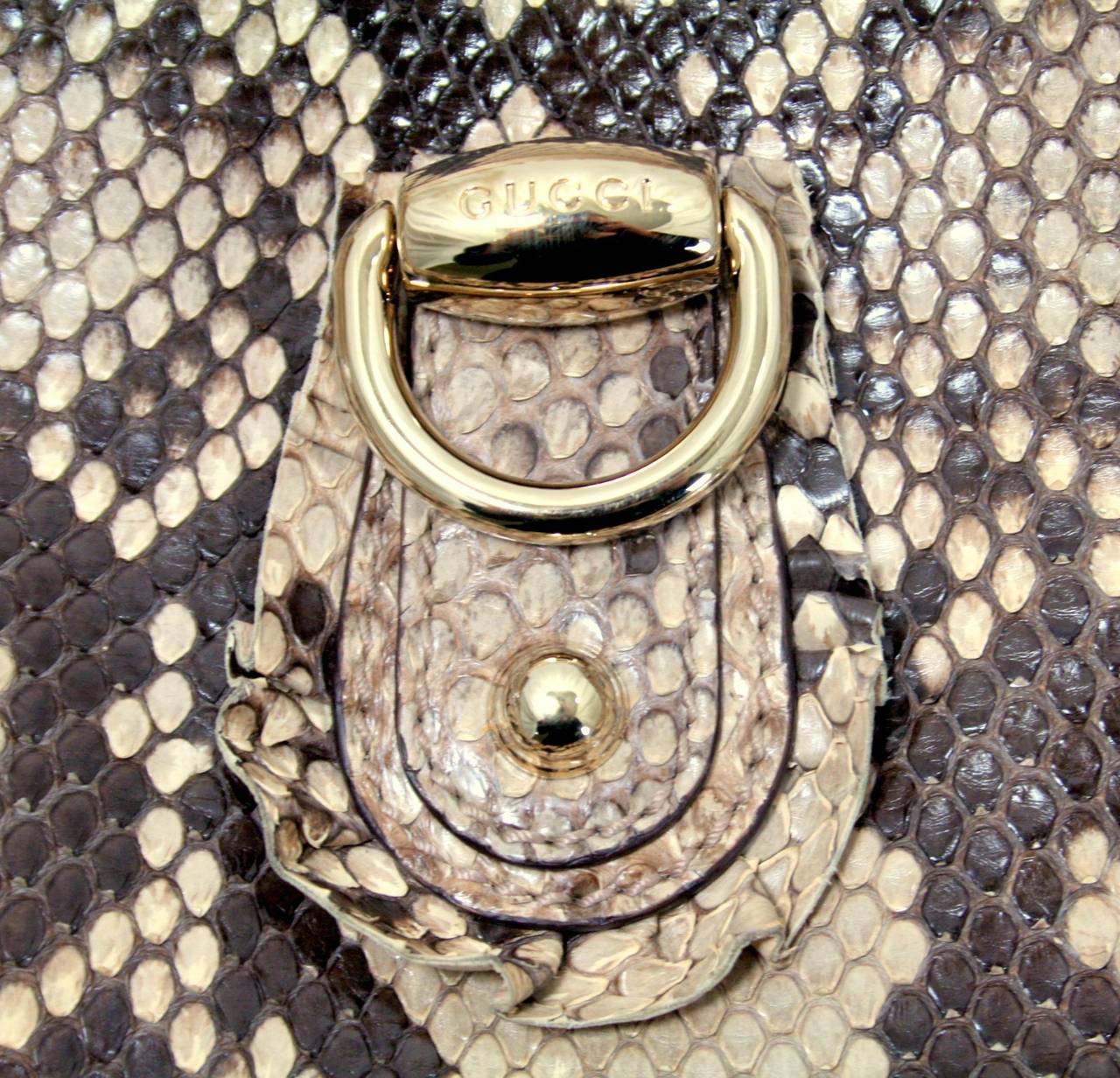 Gucci Python Sabrina Hobo Shoulder Bag at 1stDibs | gucci python hobo bag