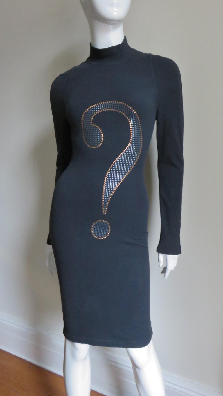 Moschino Question Mark Dress at 1stDibs