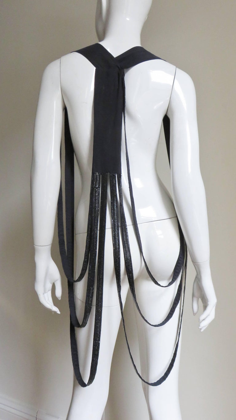 Rozae Nichols Chain Mail Metal Mesh Body Jewelry Vest at 1stDibs ...