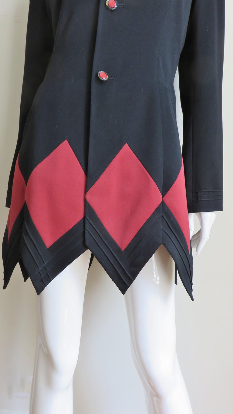 Matsuda Color Block Harlequin Jacket For Sale at 1stDibs