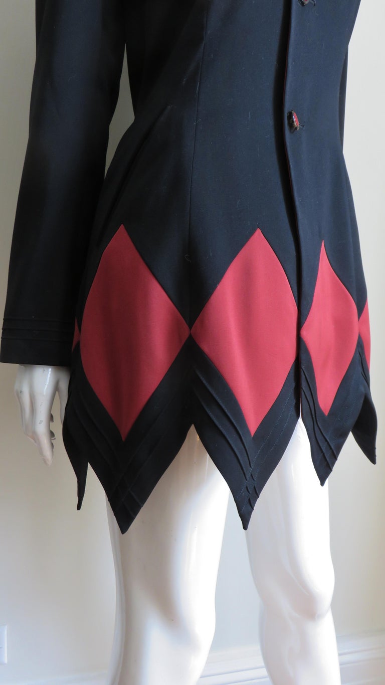 Matsuda Color Block Harlequin Jacket For Sale at 1stDibs
