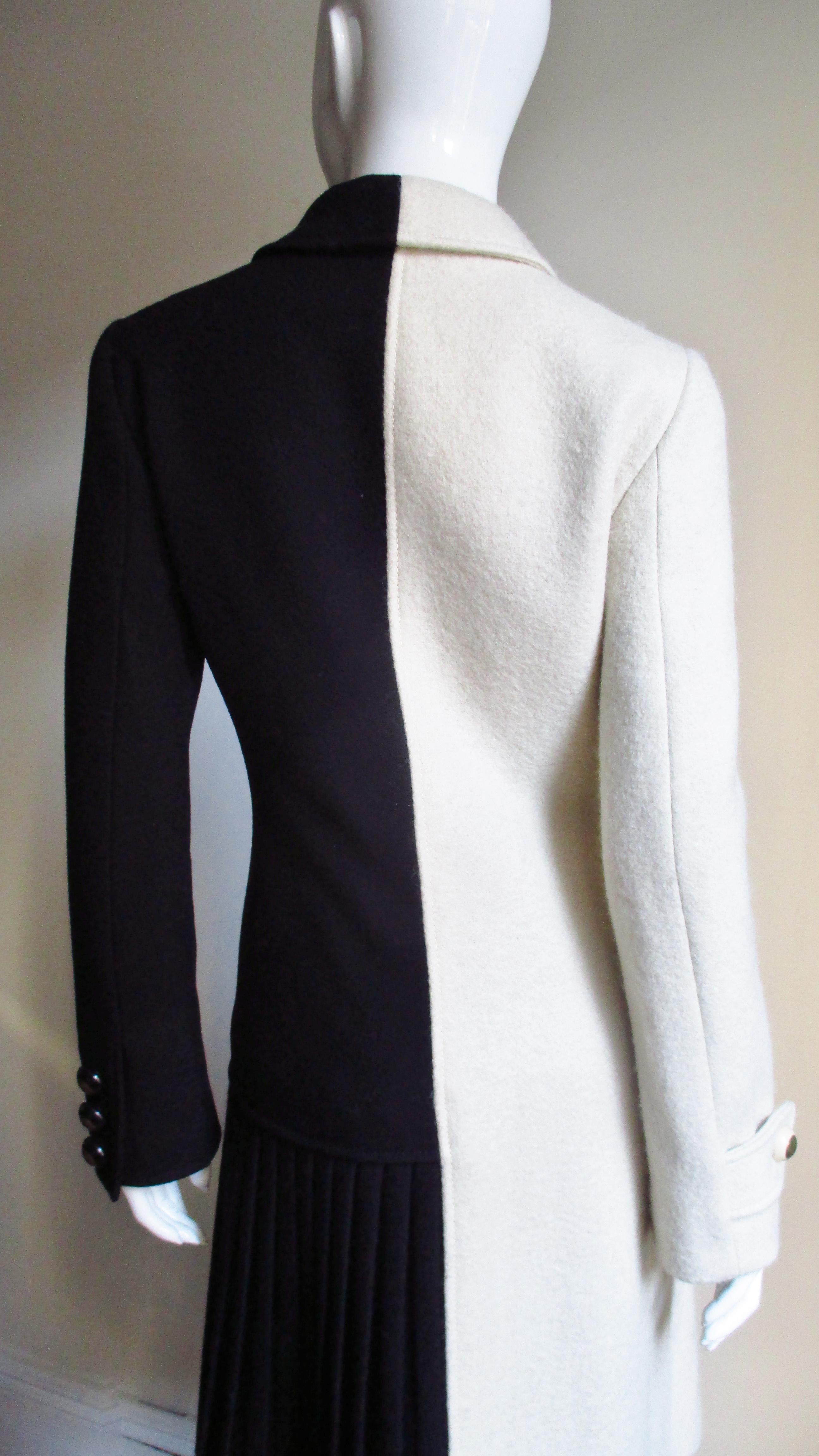 Moschino Color Block Coat For Sale at 1stDibs | color block coats ...