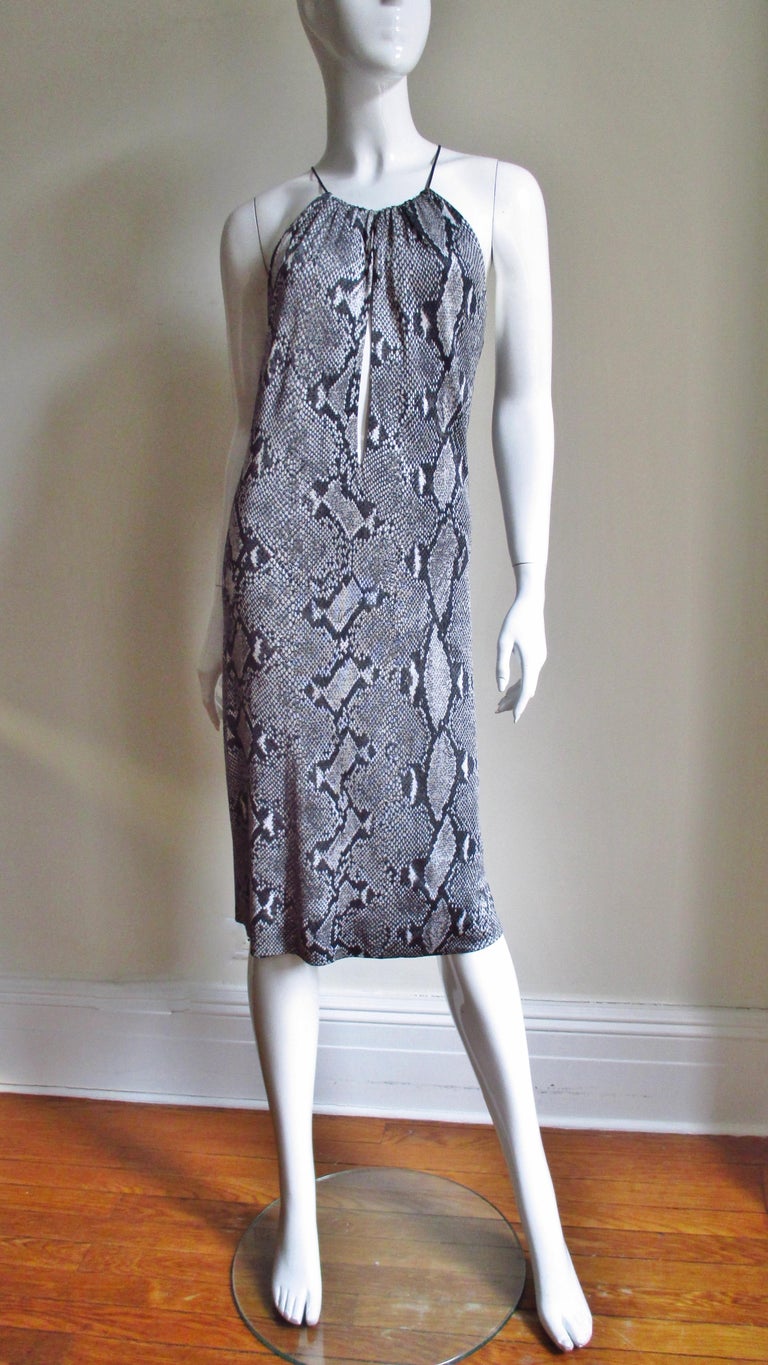 Tom Ford for Gucci Silk Python Print Dress SS 2000 For Sale at 1stDibs ...