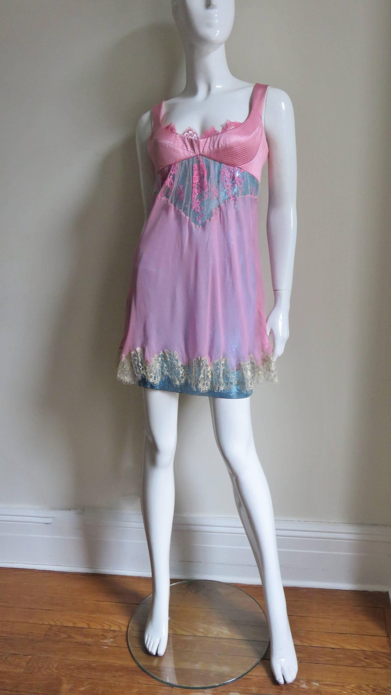 1990s Gianni Versace Metal Mesh Chain Mail Dress at 1stDibs | 90s ...