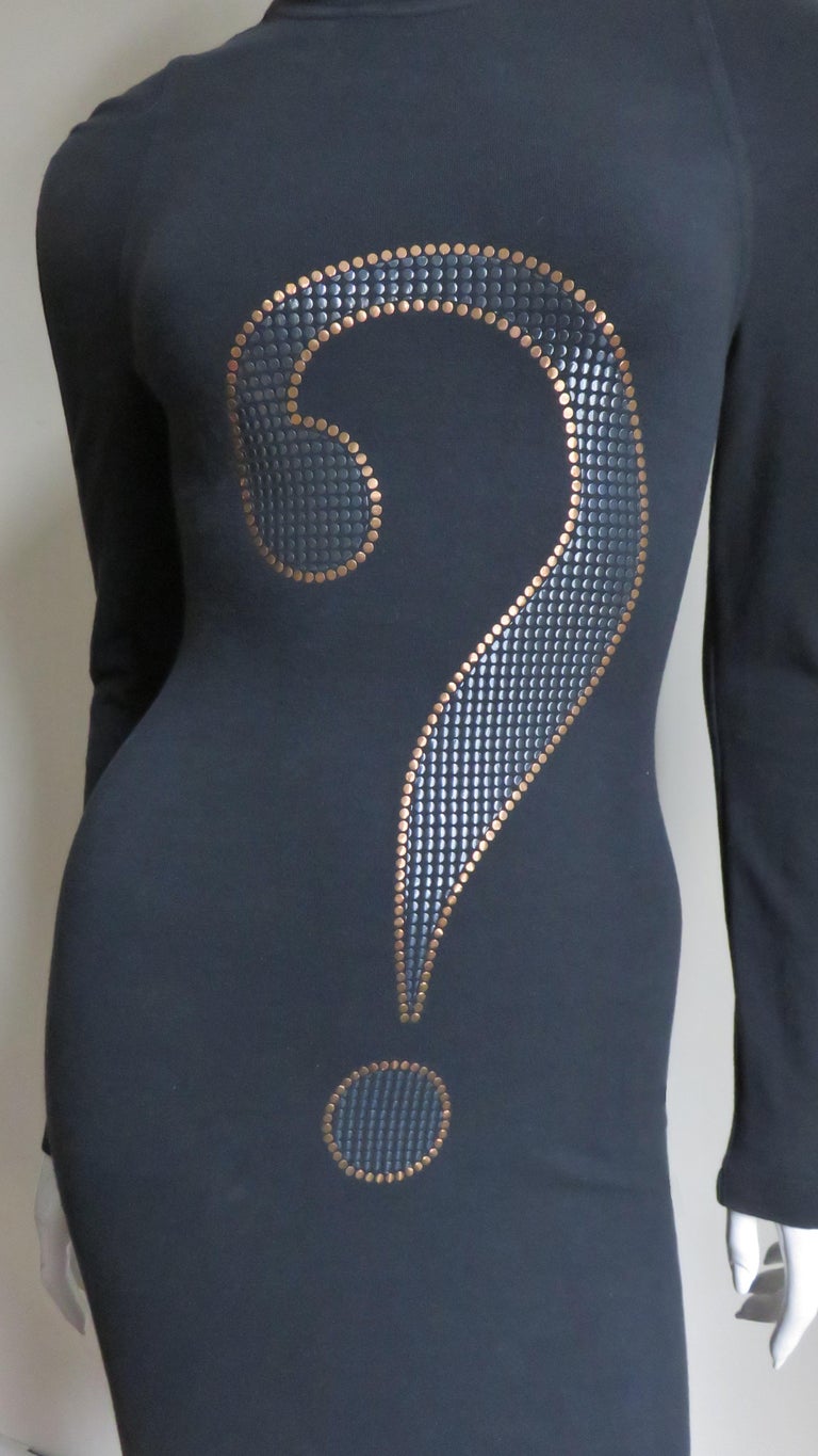 Moschino Question Mark Dress at 1stDibs