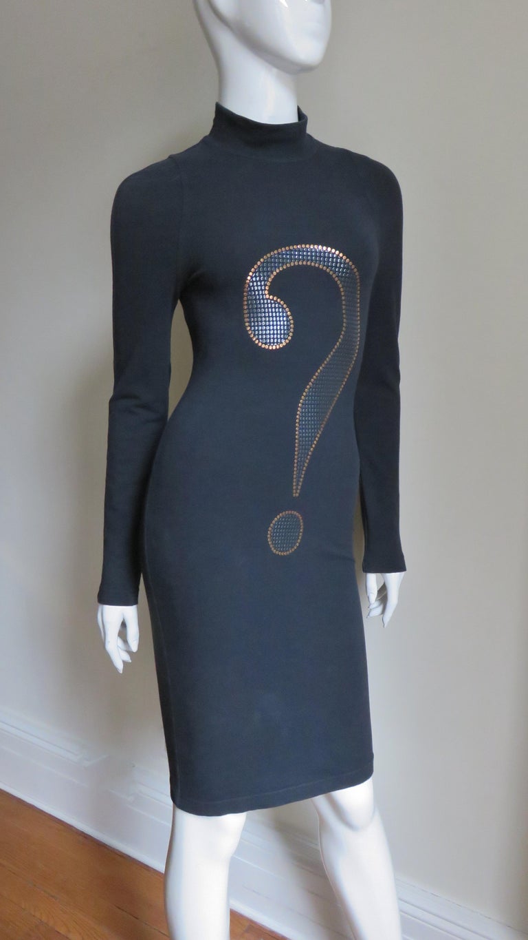Moschino Question Mark Dress at 1stDibs