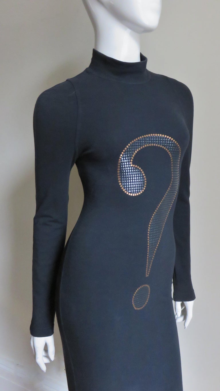 Moschino Question Mark Dress at 1stDibs
