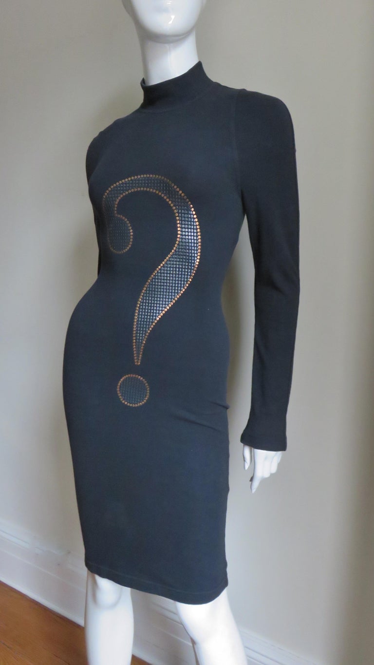 Moschino Question Mark Dress at 1stDibs
