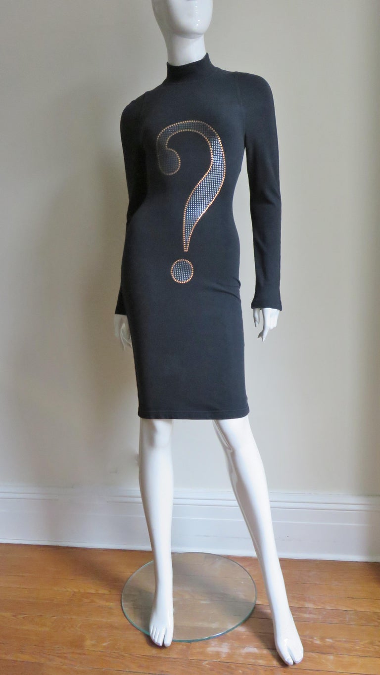 Moschino Question Mark Dress at 1stDibs