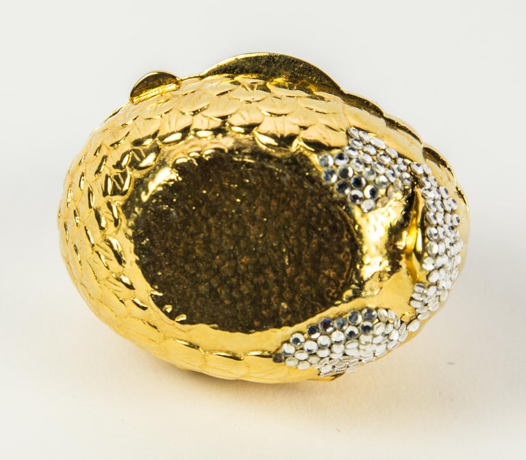 Judith Leiber Faux Diamond Quail Bird Pill Box at 1stDibs | judith ...