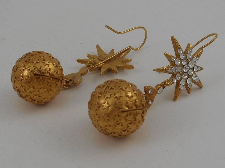 Askew London Star and Ball Drop Gilt CZ Earrings at 1stDibs | askew ...
