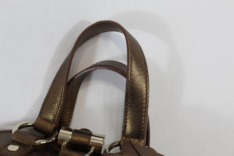 Mini Muse Yves Saint Laurent Bag Golden Bag. For Sale at 1stDibs