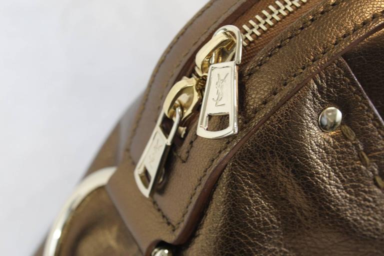 Mini Muse Yves Saint Laurent Bag Golden Bag. For Sale at 1stDibs