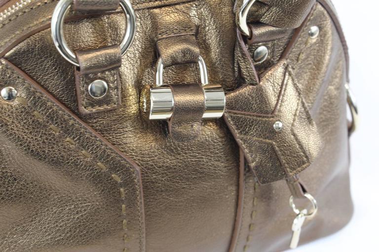 Mini Muse Yves Saint Laurent Bag Golden Bag. For Sale at 1stDibs