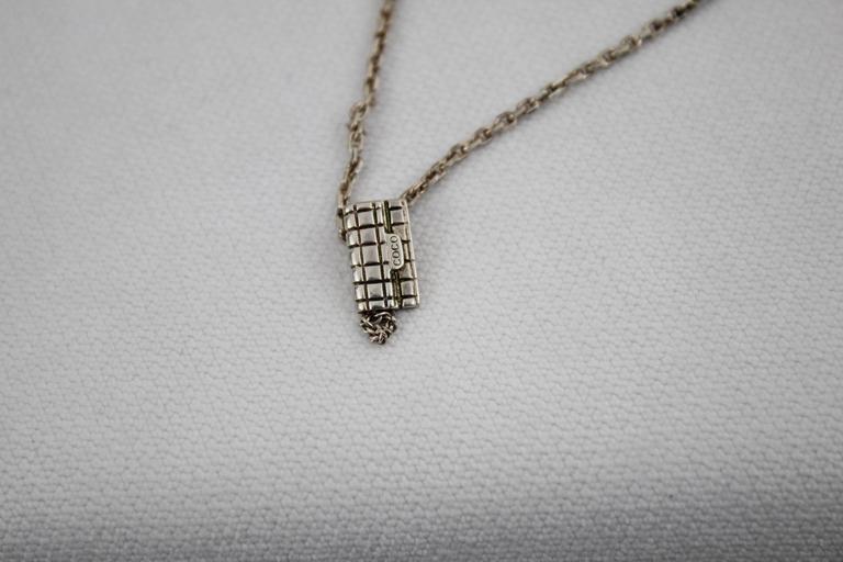 Rare Chanel Sterling Silver Pendant with the shape of a Coco Chanel ...