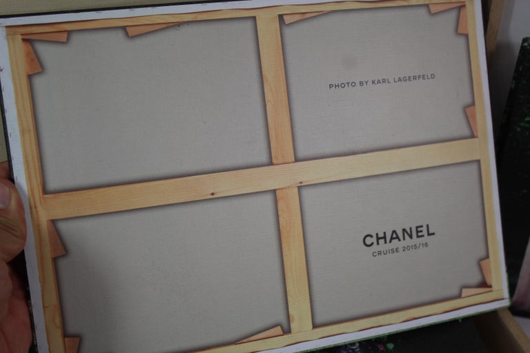 Chanel Wood Fashion Impressionism Bag / Case. Kit 2015 Cruise ...