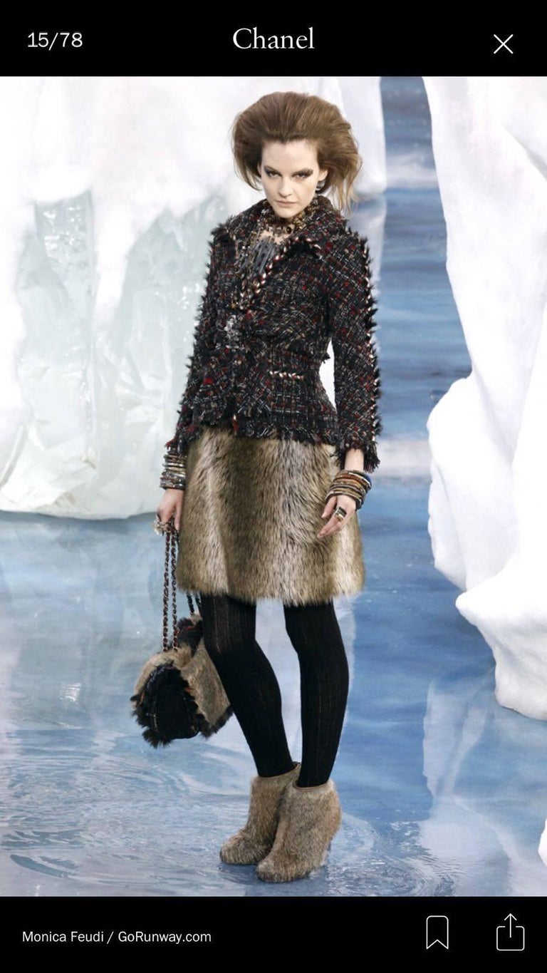 Chanel Fall 2010 Tweed Jacket. Size 38 at 1stDibs