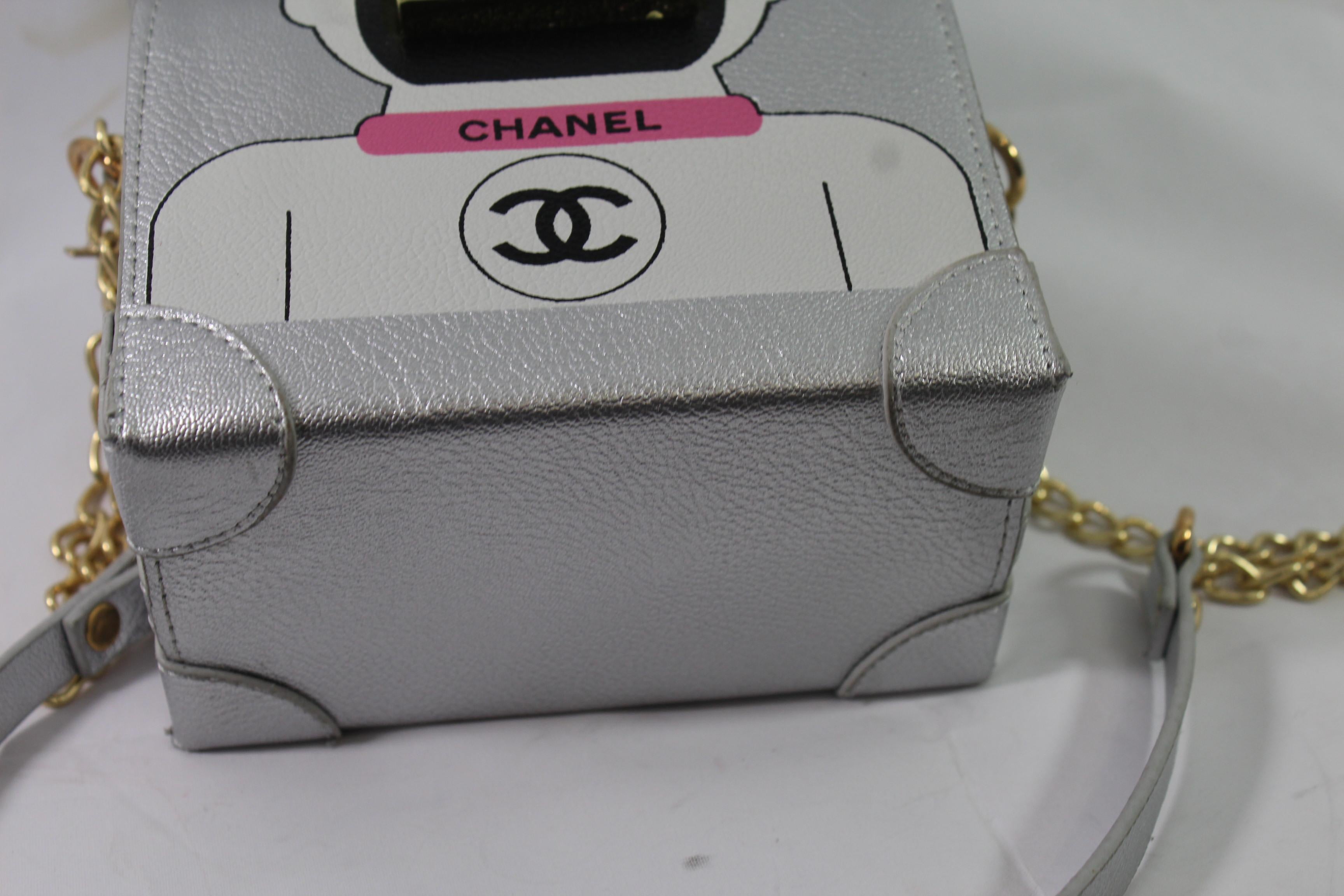 Chanel Silver Robot Crossbody Clutch Handbag VIP Gift 2017 at 1stDibs ...