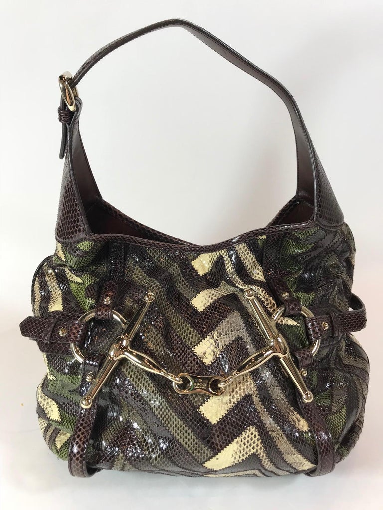 Gucci 85th Anniversary Python Hobo Bag For Sale at 1stDibs | gucci 85th anniversary bag, gucci ...