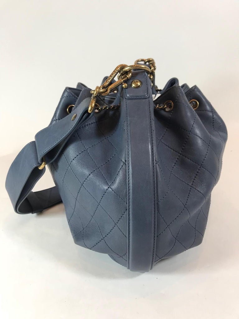 Chanel Paris-Rome Drawstring CC Bag, 2016 For Sale at 1stDibs