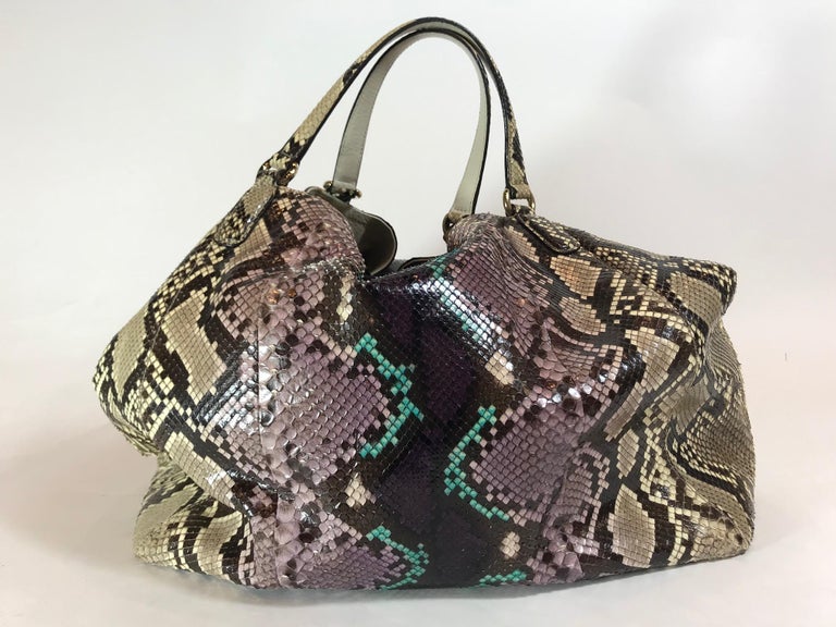 Gucci Multicolor Python Soho Large Tote Bag For Sale at 1stDibs | gucci ...