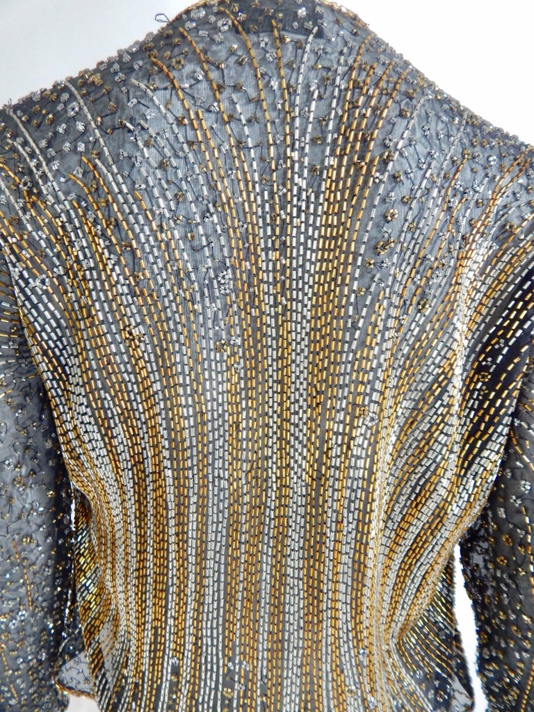 Halston Beaded Cover For Sale at 1stDibs