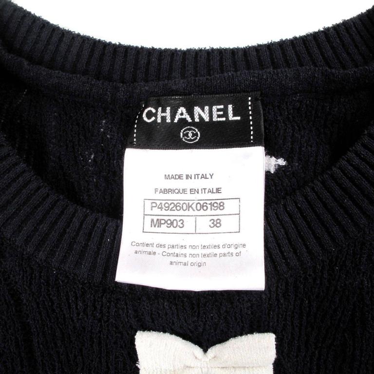 Chanel - Short Sleeve Sweater at 1stDibs