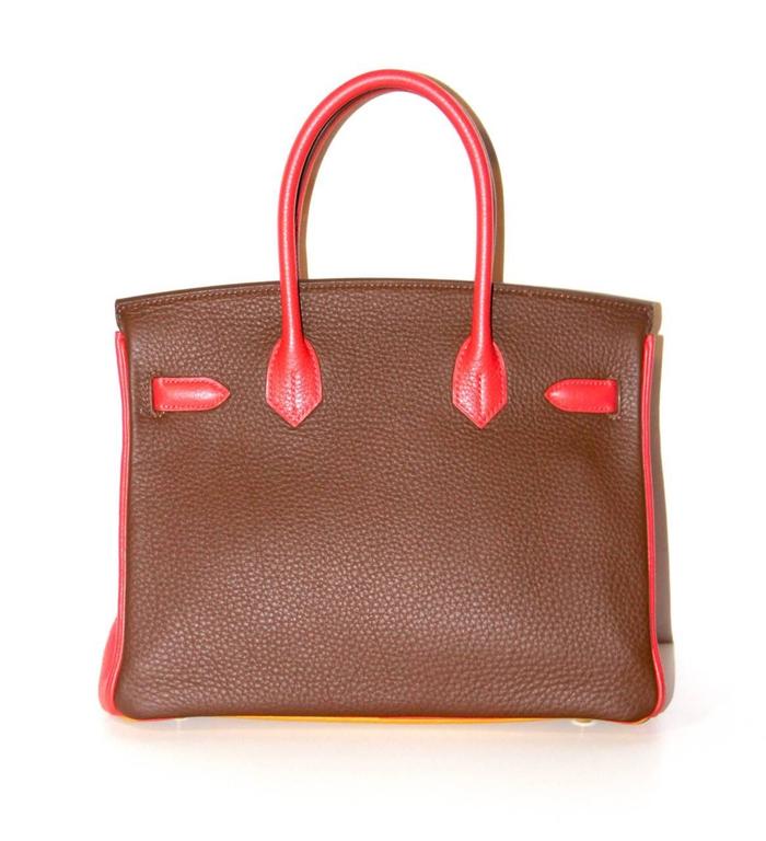 Hermes Birkin Tricolor Special Order Horseshoe Birkin 30CM at 1stDibs ...