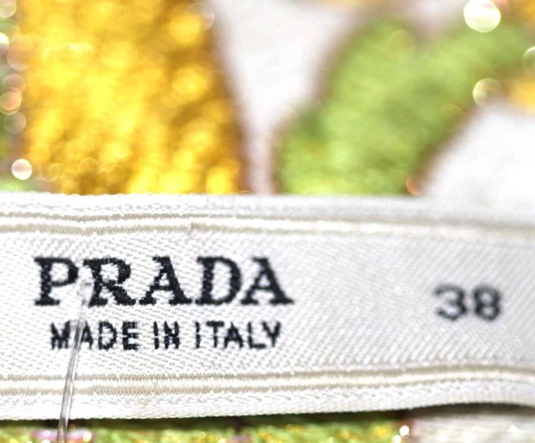 PRADA Brocade Jacket at 1stDibs