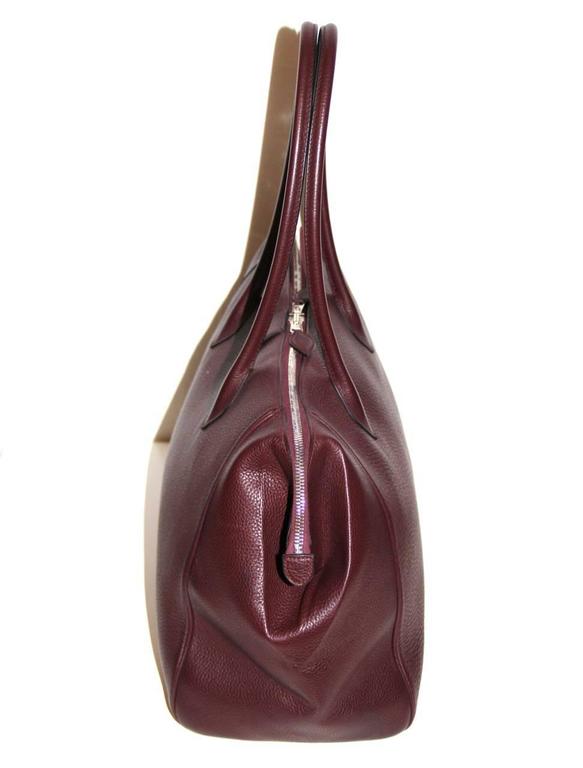 Hermes Paris Bombay Shoulder Bag Tote Prune Togo Leather at 1stDibs ...