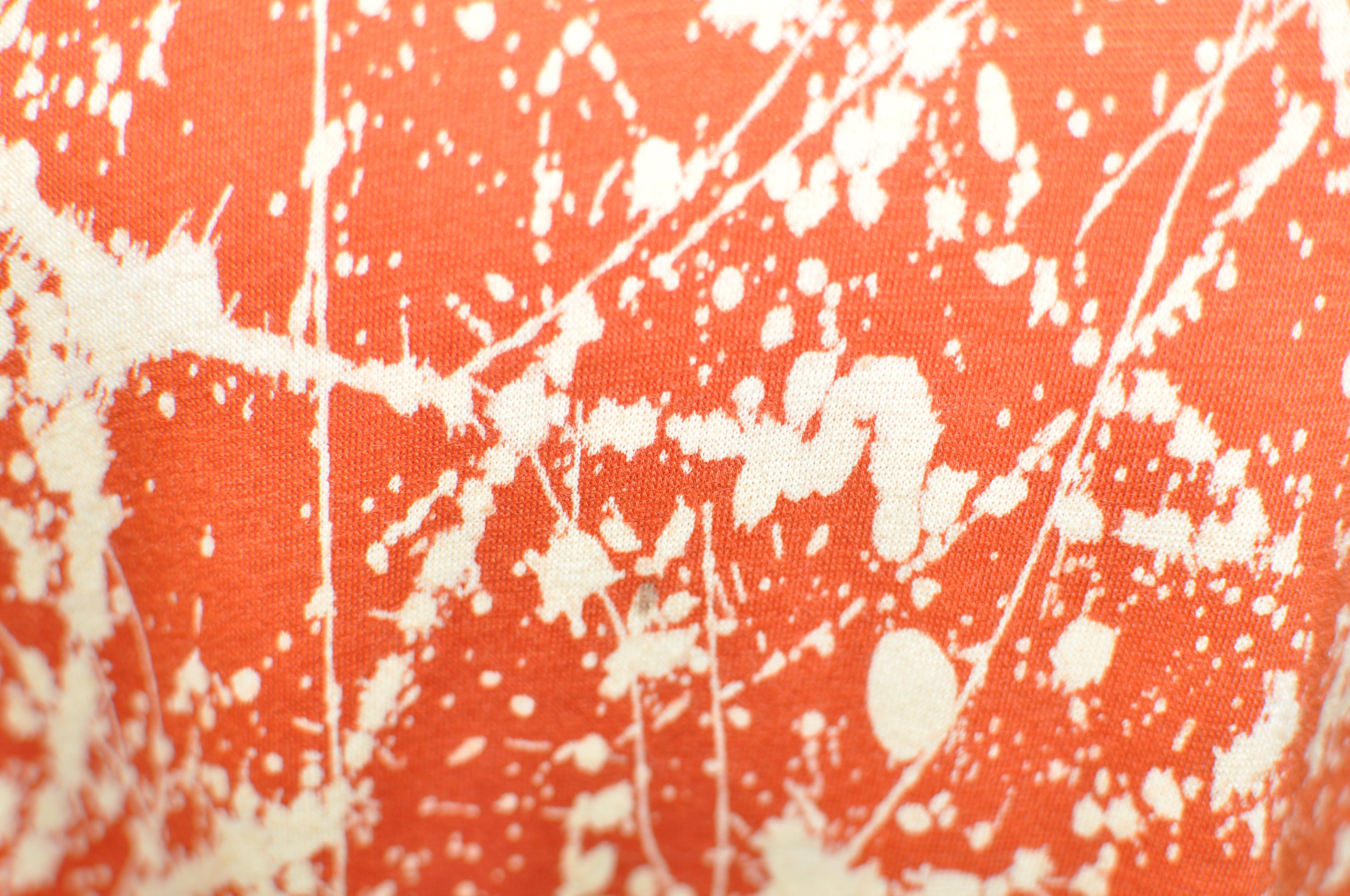 1970s Diane Von Furstenberg "Jackson Pollack" Paint Splatter Dress w ...