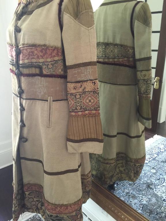 Long Gary Graham Embellished Coat Sz.12 at 1stDibs | gary graham coat