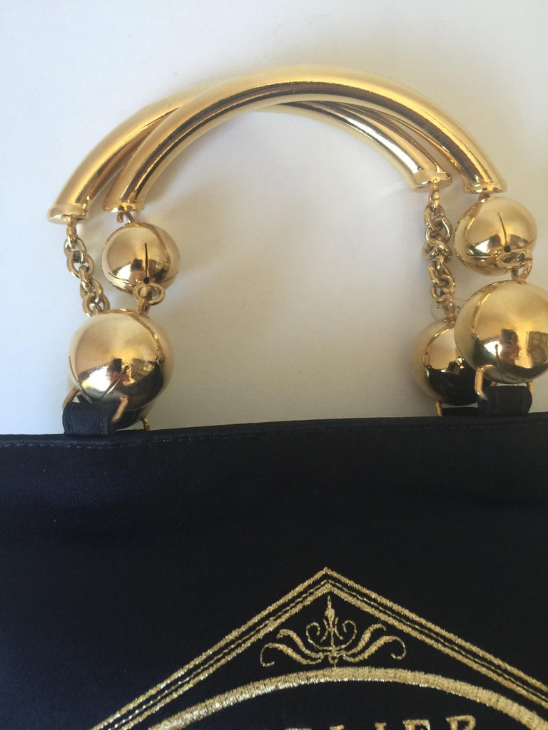 Vintage Gianni Versace Satin Evening bag at 1stDibs
