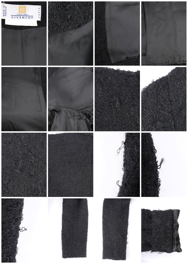 GIVENCHY Couture A/W 1998 ALEXANDER McQUEEN Mohair Exaggerated Shoulder ...