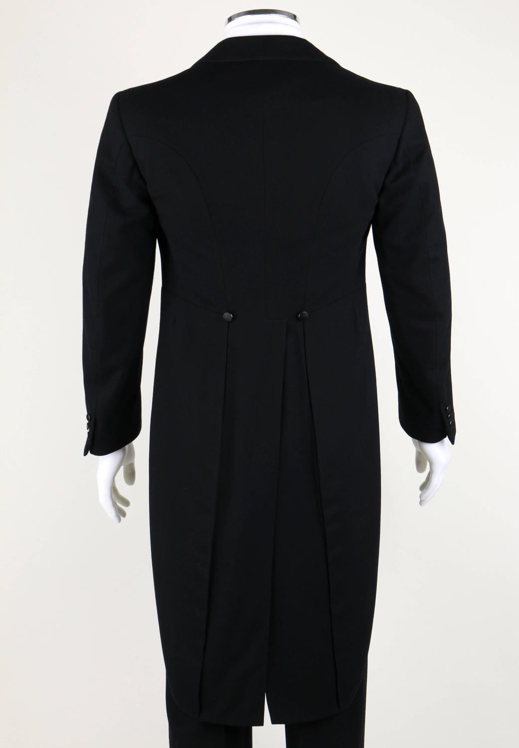 MORITZ and WINTER c.1932 3 Piece Formal Tailcoat Wool Silk Evening Suit ...
