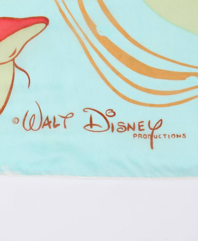 WALT DISNEY c.1940 "Fantasia" Topless Centaur Character Print Silk ...