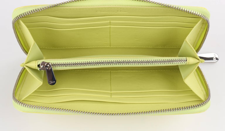 DIOR S/S 2012 "Tutti Dior" Neon Yellow Cannage Patent Leather "Voyageur ...