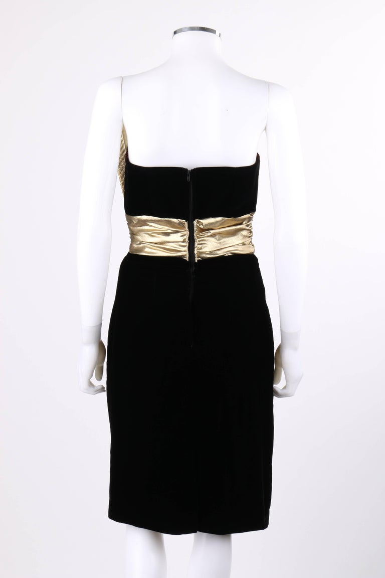 DAVE and JOHNNY By Joseph Lara c1980s Black Velvet and Lame Statement ...