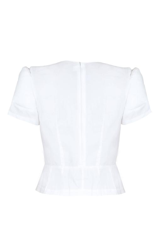 Comme des Garcons White Padded Top For Sale at 1stDibs