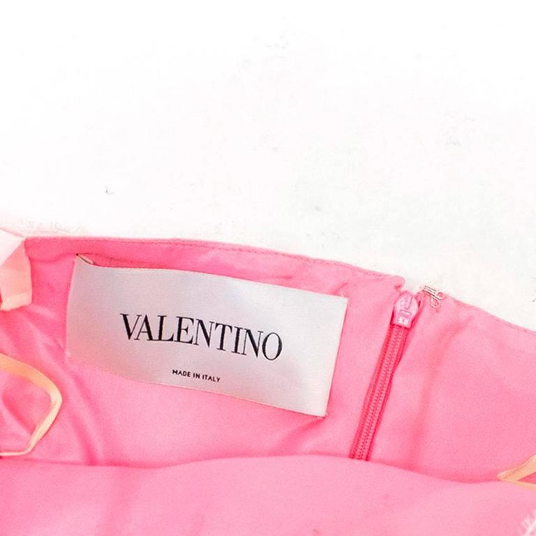 Valentino Pink Lace Overlay Dress - Size US 8 at 1stDibs | valentino ...