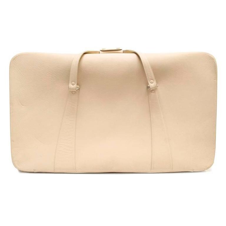 Ferrari Beige Leather Luggage - Suitcase For Sale at 1stDibs | ferrari ...