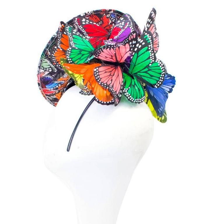 Philip Treacy Butterfly Fascinator Hat For Sale at 1stDibs | philip ...